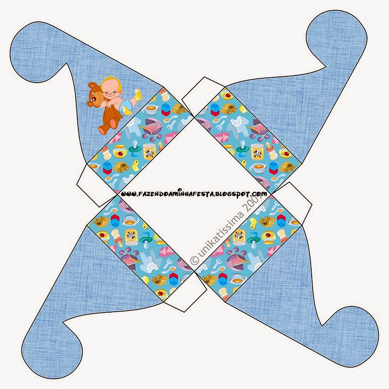 Blondie Baby with Teddy Bear: Free Printable Boxes. - Oh My Baby!