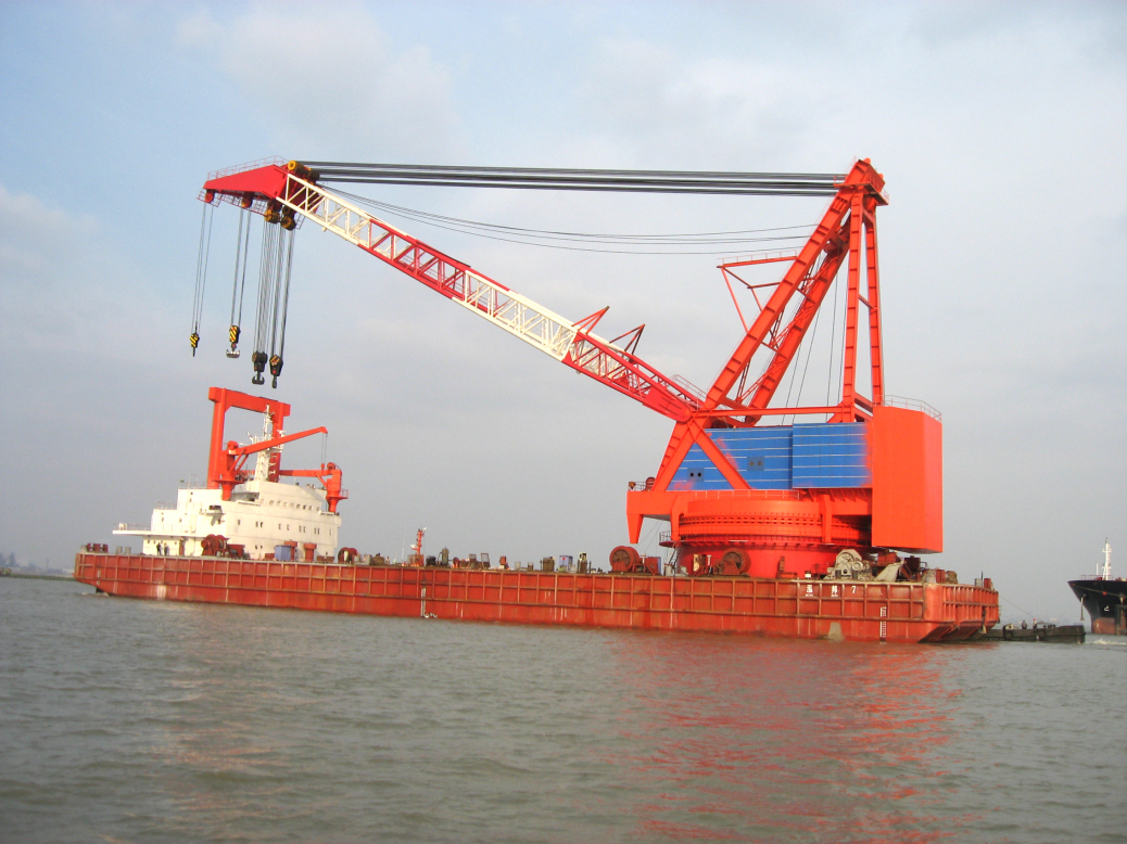 floating crane barge crane ship crane vessel 50t to 5000t 50t 100t 150t ...