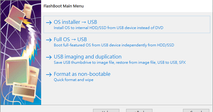 FlashBoot 3.3i - 利用USB開機並轉移作業系統 - 阿榮福利味 - 免費軟體下載