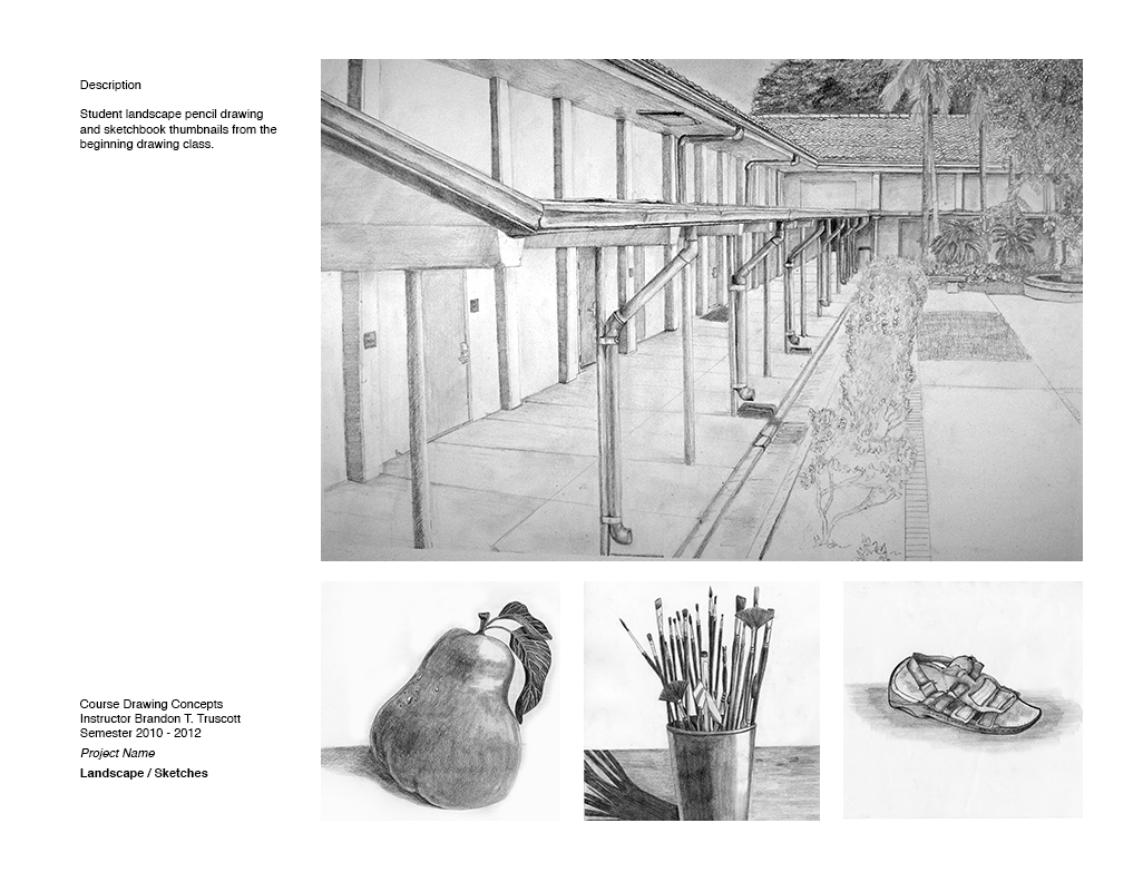 BYUH Visual Arts: Drawing Concepts