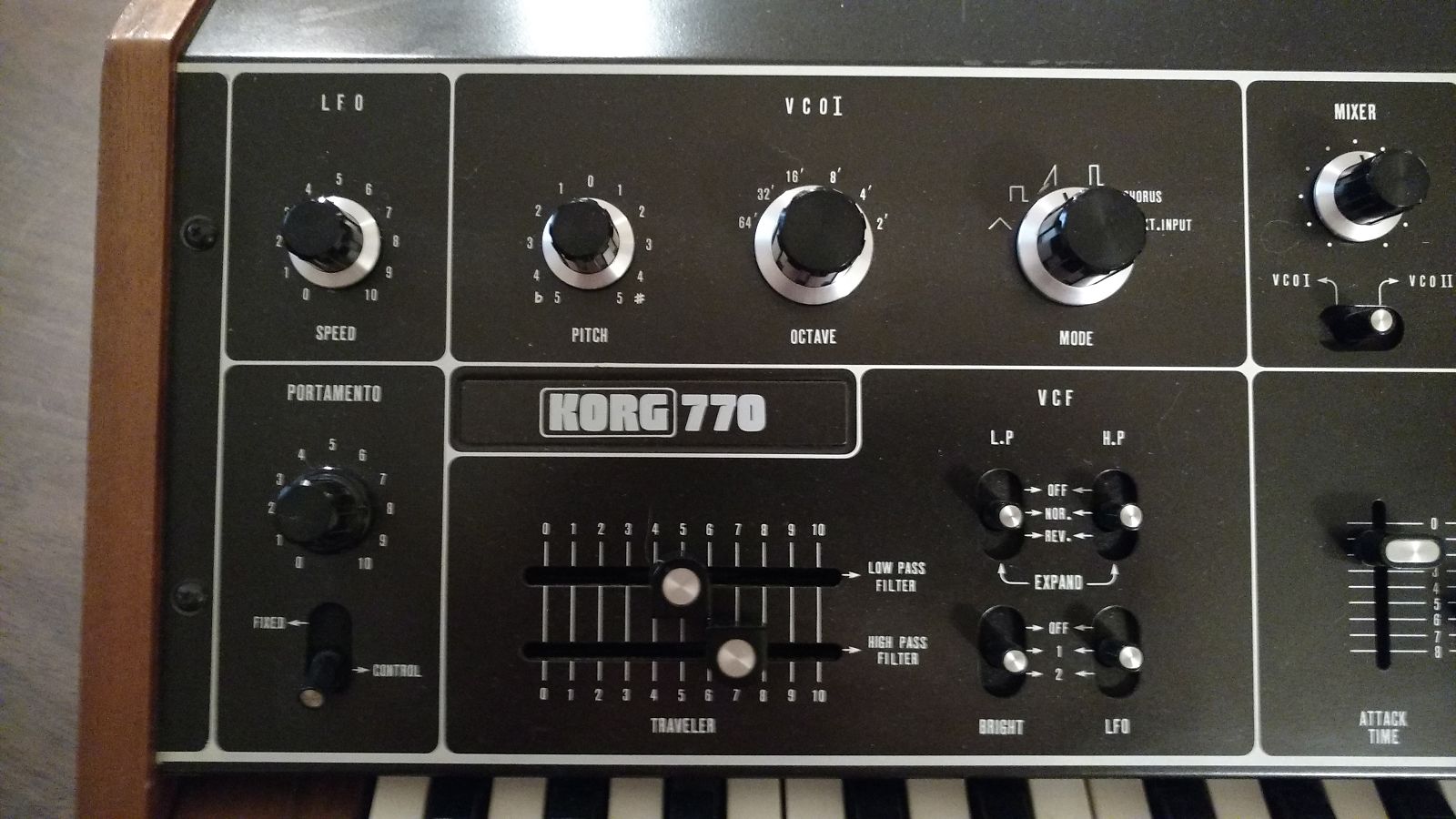 MATRIXSYNTH: Korg 770 Analog Synthesizer SN 770186