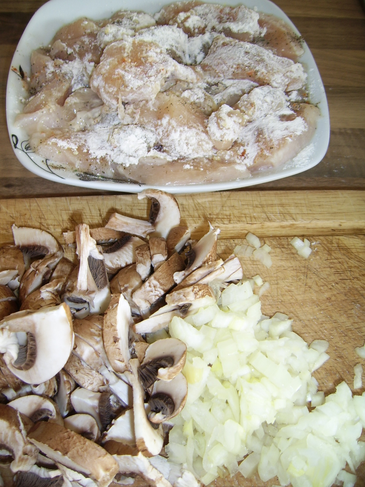 irenafoods: Pollo ai funghi porcini - Chicken with mushrooms porcini ...