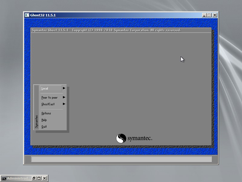 Usando o Windows PE 3.0 para rodar o Ghost32 pela rede