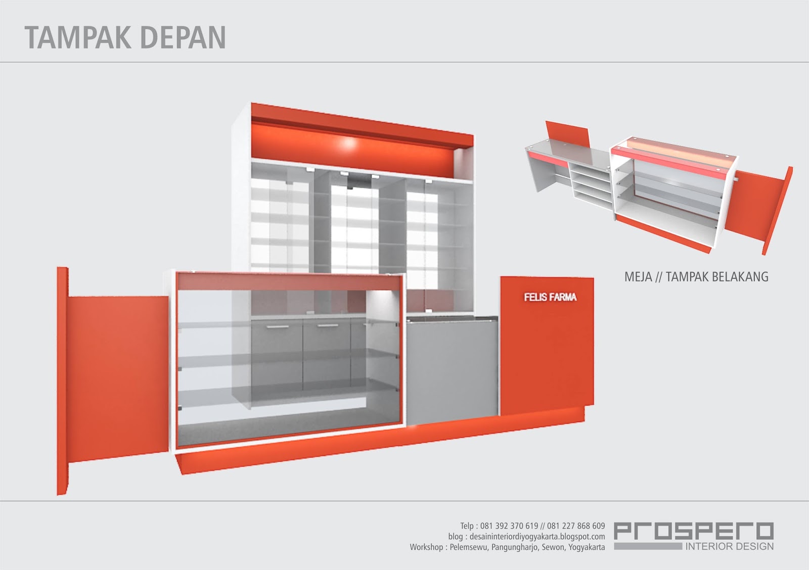 DESAIN INTERIOR DI YOGYAKARTA: desain klinik + apotek