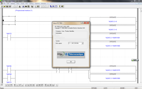 Software PLC-HMI SCHNEIDER ELECTRIC: SOFTWARE PL7 PRO