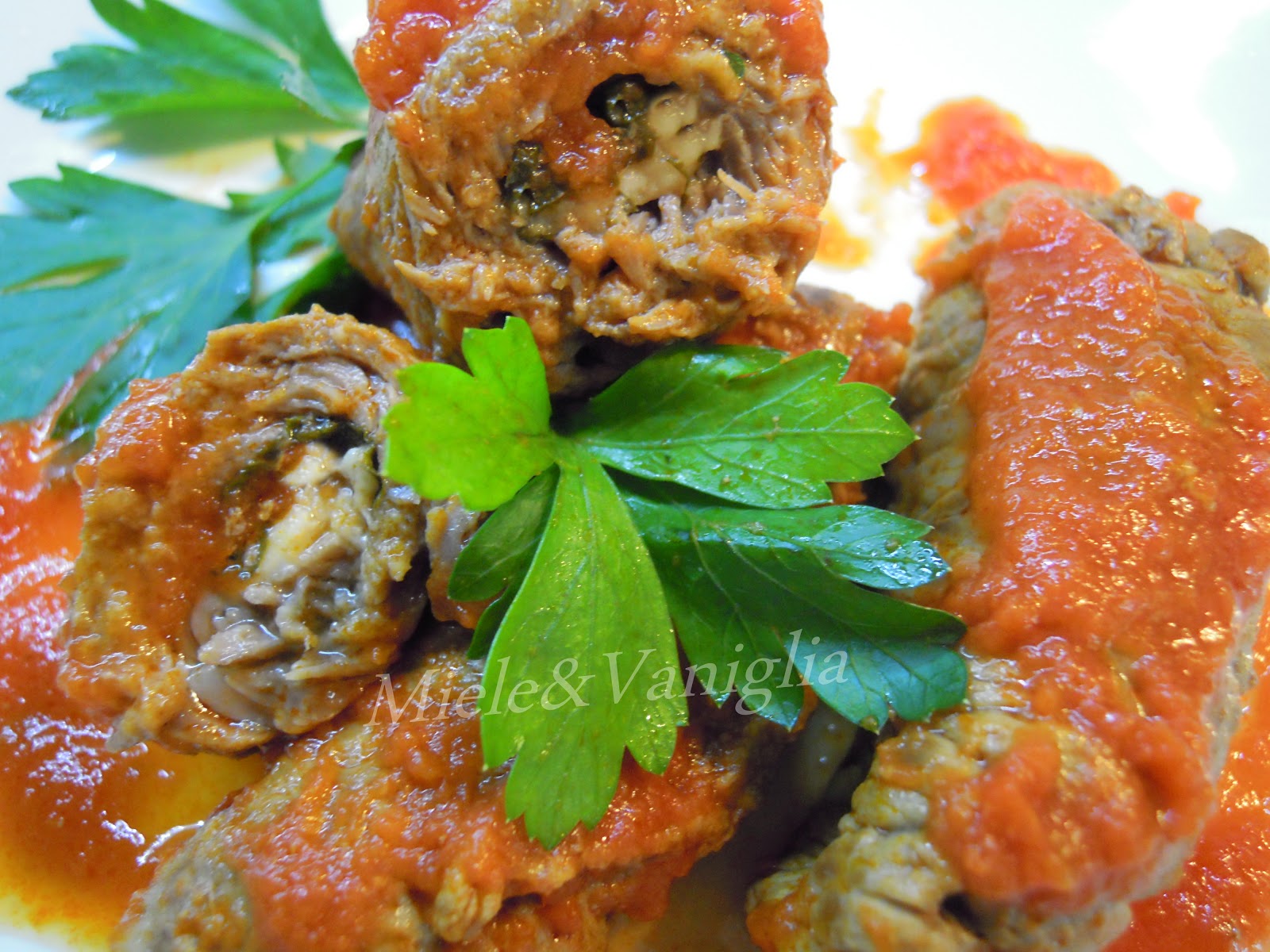 mieleevaniglia: Tagliatelle al Ragù di Braciole Salernitane