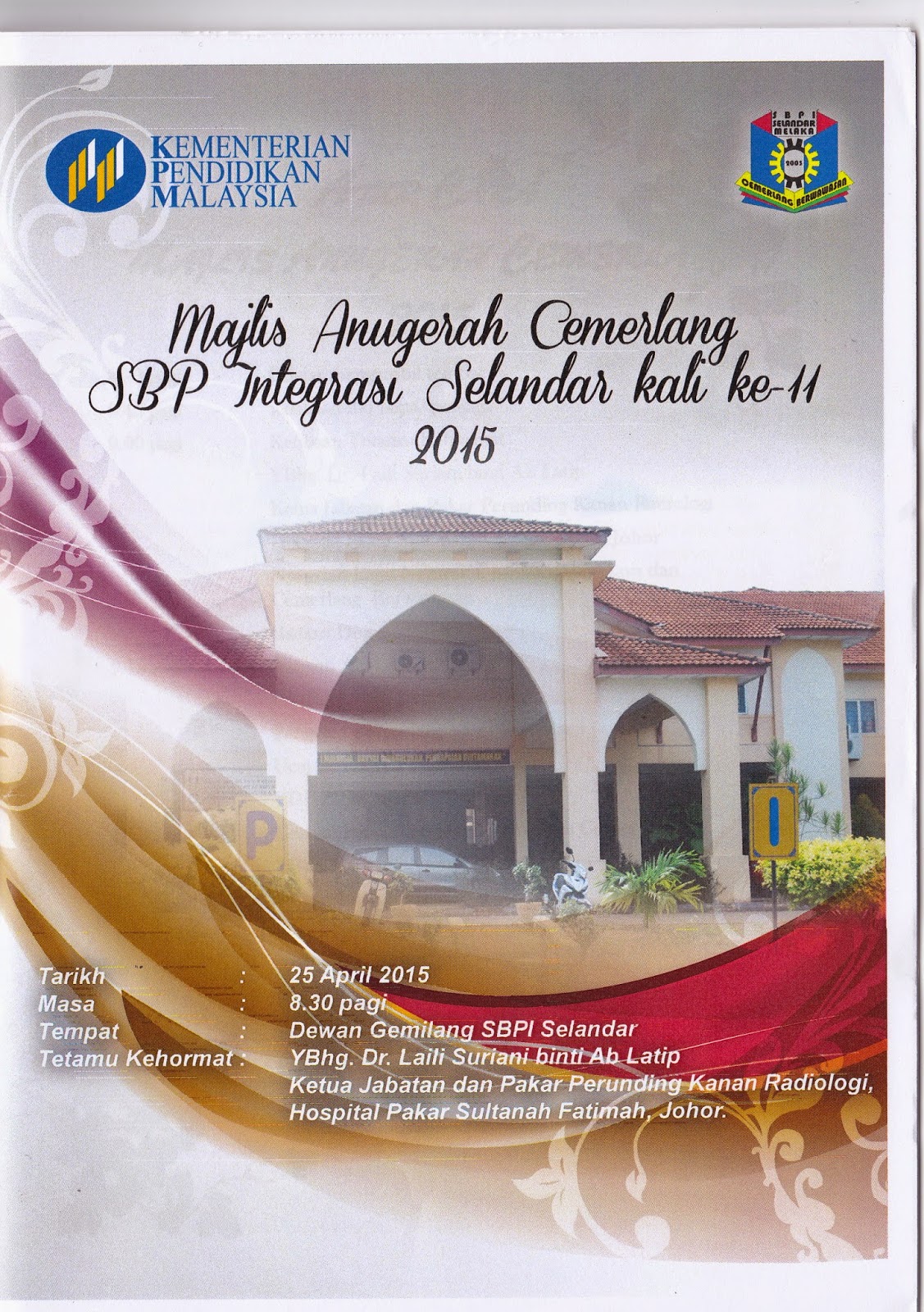 Portal Rasmi SBP Integrasi Selandar: Majlis Anugerah Cemerlang SBPIS ...