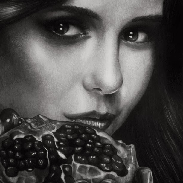 Darko Mitrevski: Elena Gilbert pencil drawing