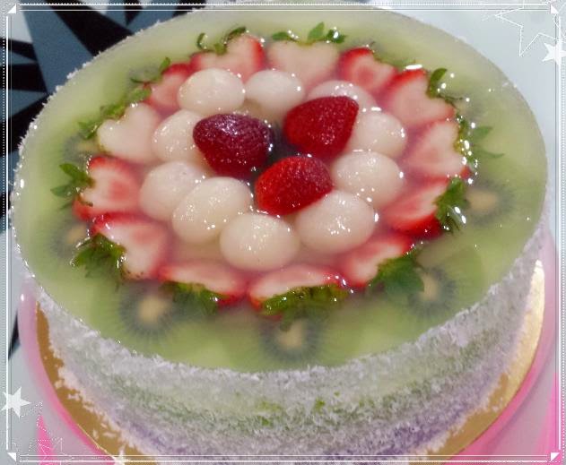 Jeanne's 食谱收集站: Pandan & Yam Layer Cake
