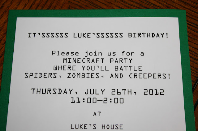A Day in the Life: Luke's 11th Minecraft Birthday Party (Part Two)