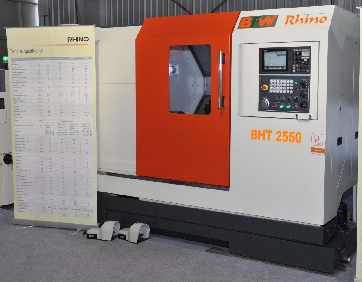 Bharat Fritz Werner (BFW): BFW’s BHT 2550 Rhino at IMTEX 2017: The BEST ...