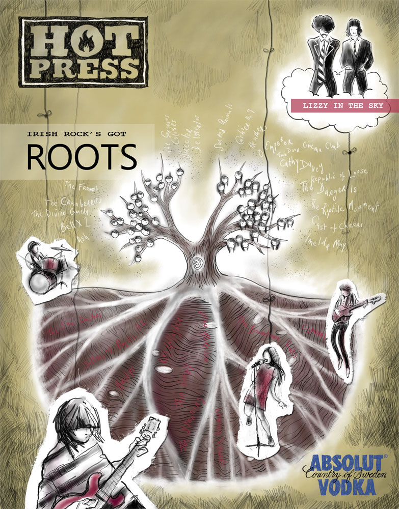 Sarah Bowie - Illustration: Hot Press Cover