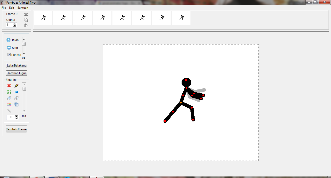 Tampilan Depan Pivot Animator V4.1 & contoh Pivot Pack