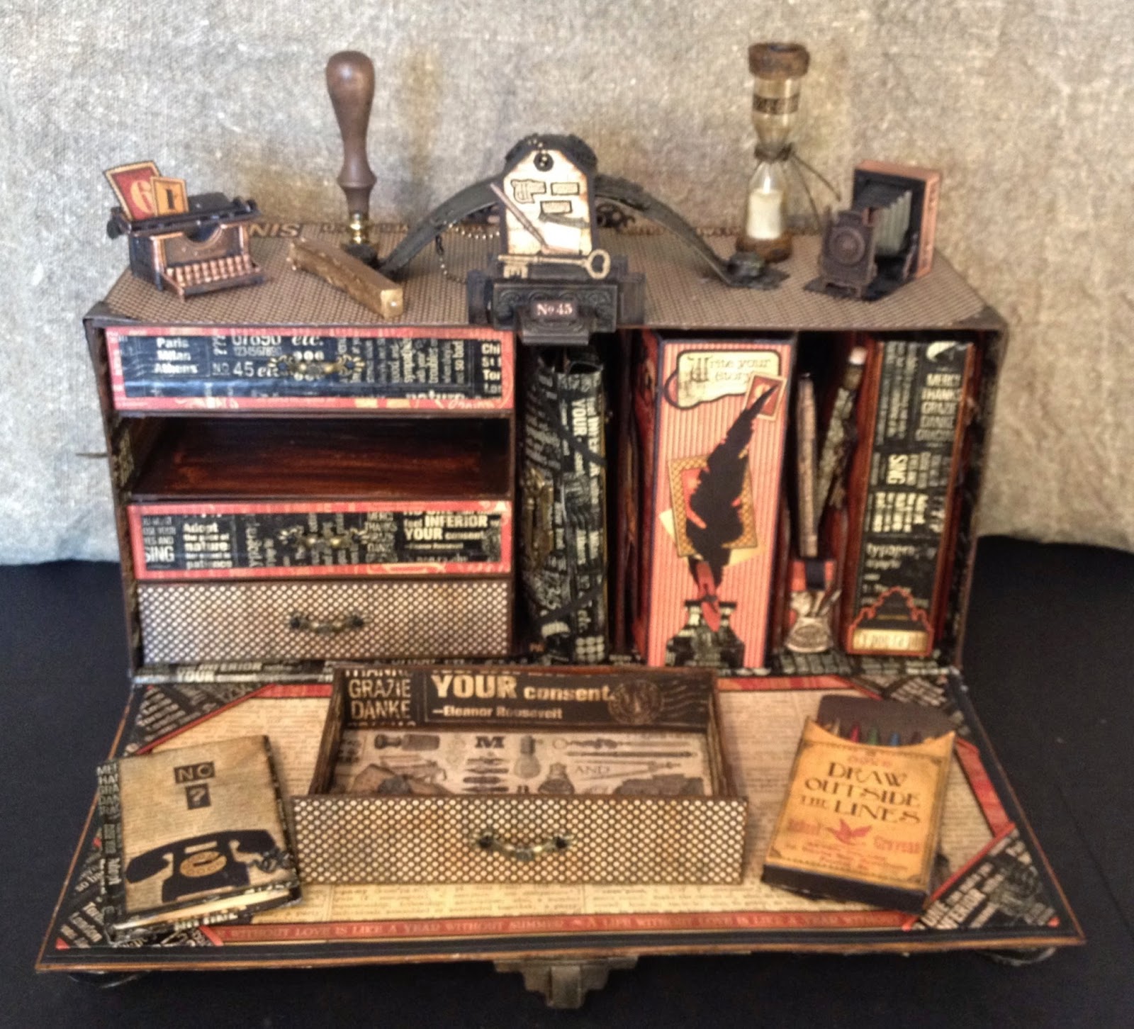 Graphic 45 Typography Whats in the desktop drawers | annes ...