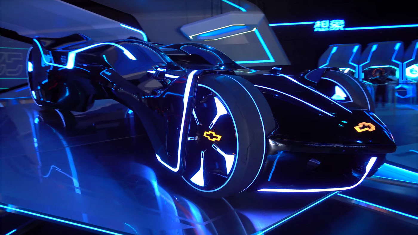 Tron Car for Shanghai Disneyland by Daniel Simon