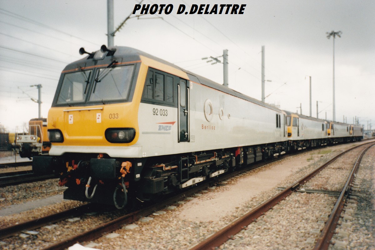 LA PASSION DU TRAIN: 92033 ex class 92 SNCF à Londres