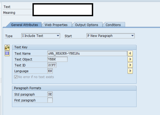 SAP ABAP Central: Text Types used in Smartforms