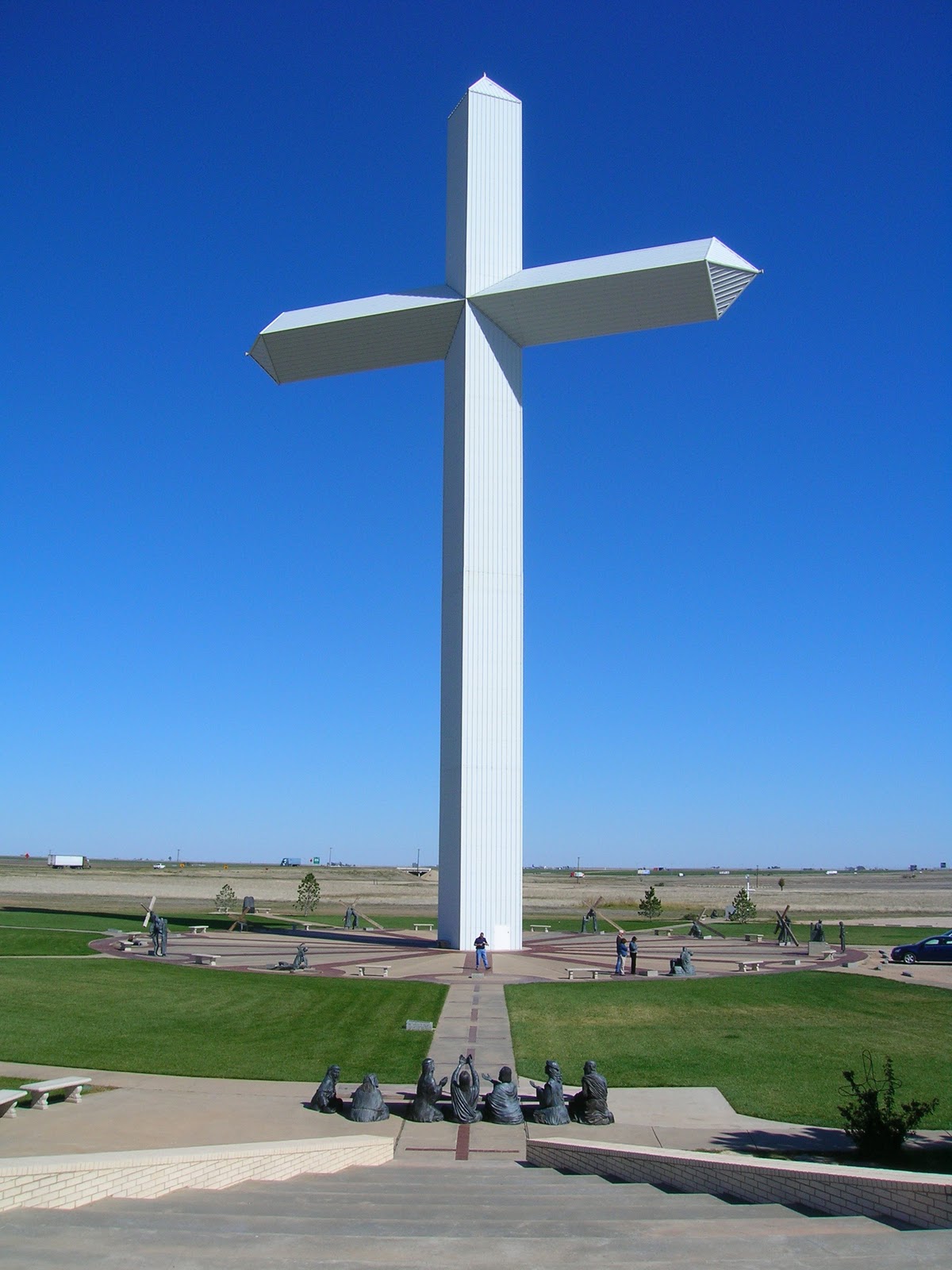 Threads In Time by Pallas: Giant Cross - Groom Texas