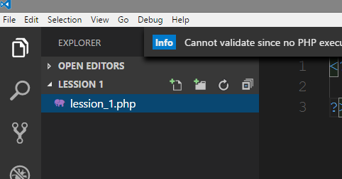 Fix không chạy file .php trong Visual Studio Code (Fix Cannot validate since no PHP executable ...