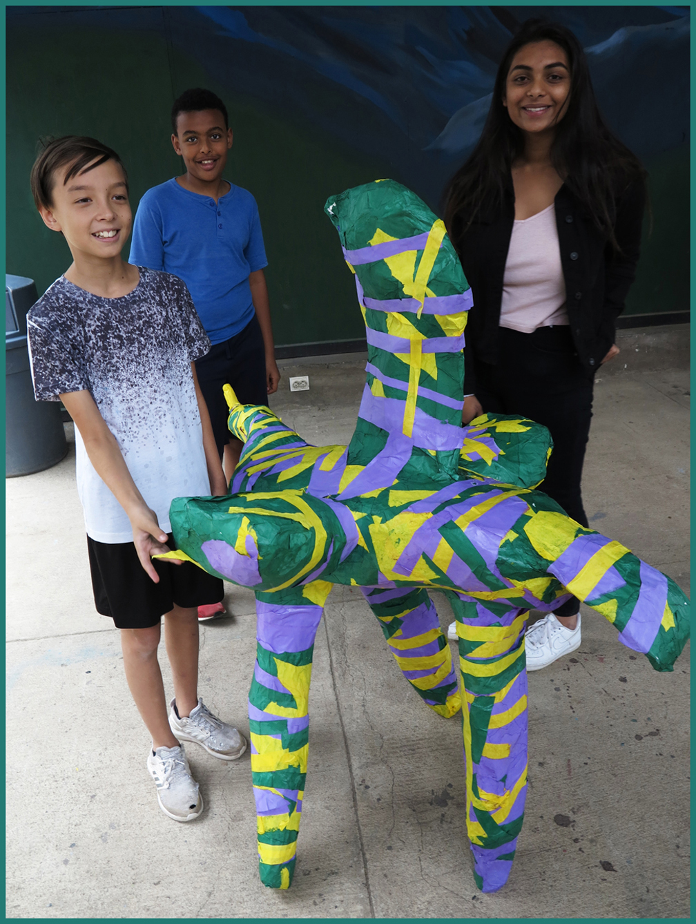 The Visual Arts Studio: Collaborative Sculpture Project