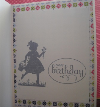 PENNY TOKENS STAMPIN SPOT: A Girly Girl Birthday Card and Matching Gift Bag