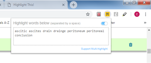 Clinical Librarian Blog: Multiple highlighting using Chrome extensions