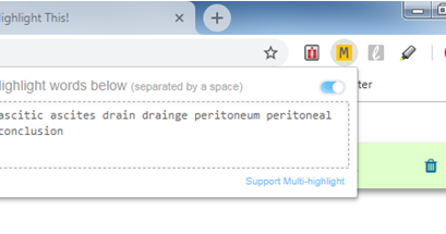 Clinical Librarian Blog: Multiple highlighting using Chrome extensions