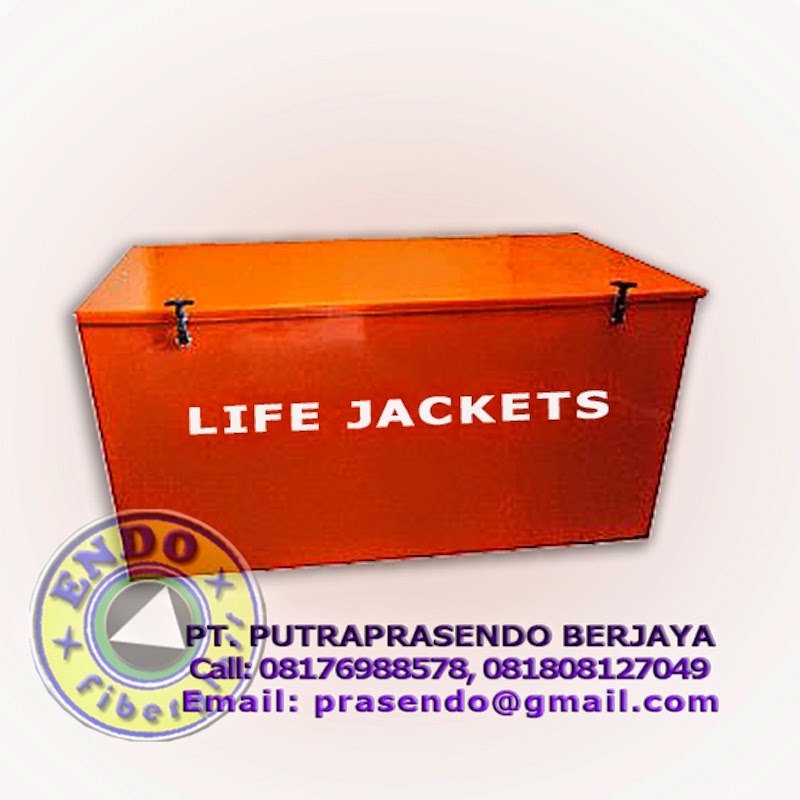 Jual Life Jacket Box: Safety Tool Life Jacket Box Fiber
