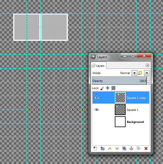 PhotoEffect: Squares Collage in GIMP [Free Template]