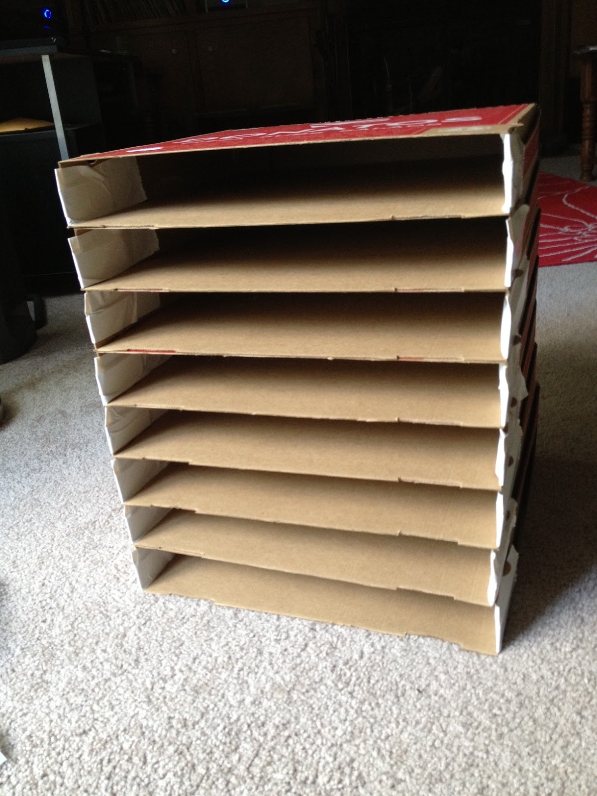 Mrs. Flowers' Classroom: Pizza Box Drying Rack