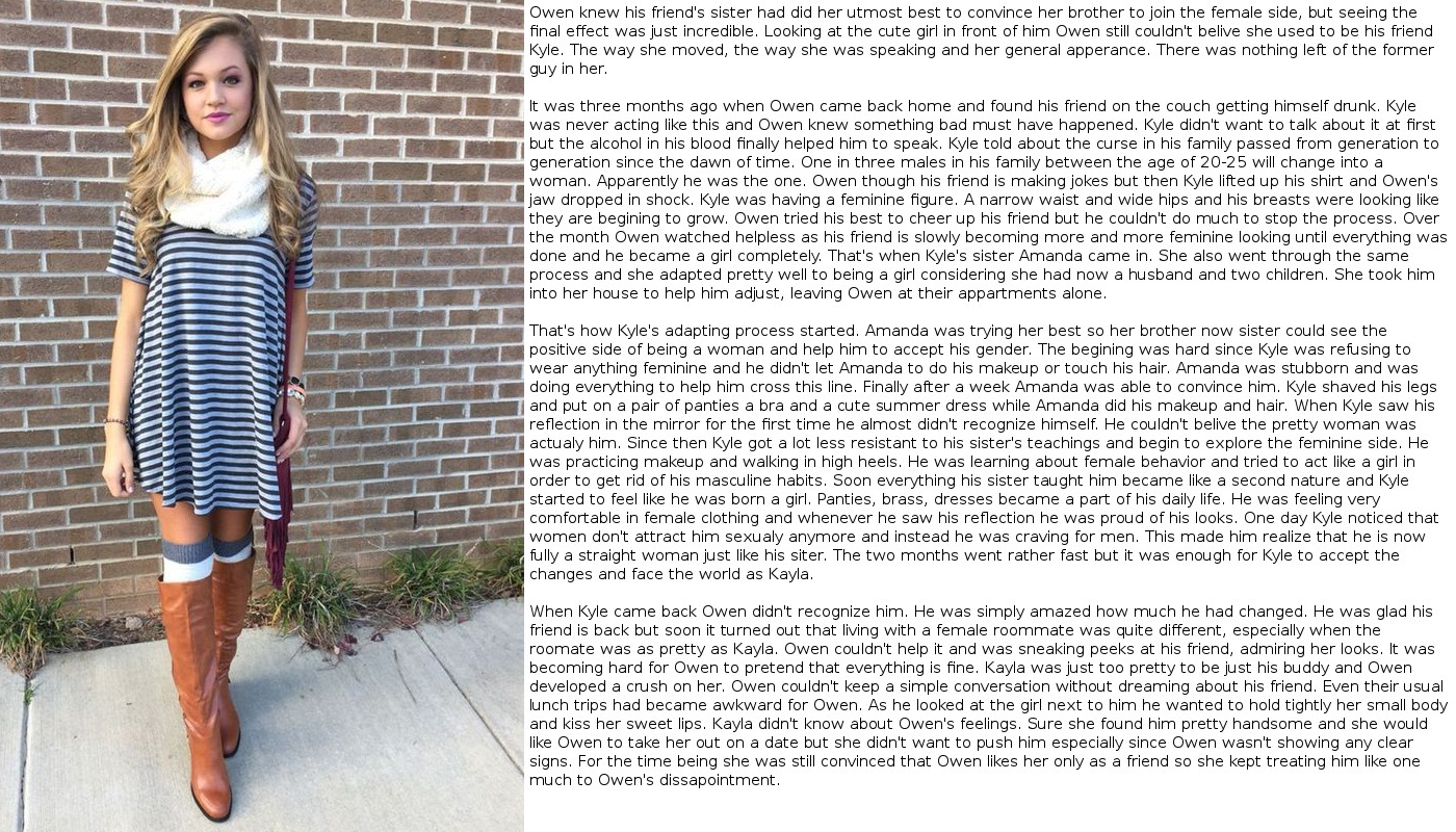 Marti's tg captions: Joining the female side