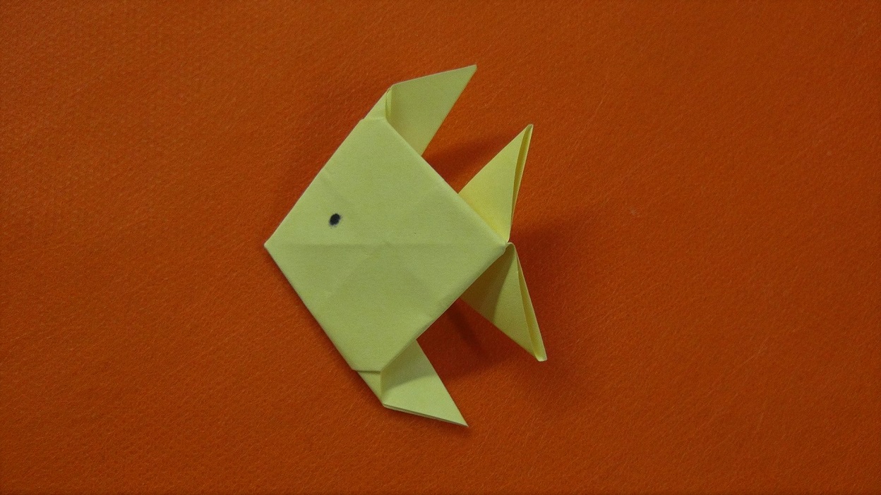 Idéias Divertidas: Peixe de Origami - DIY