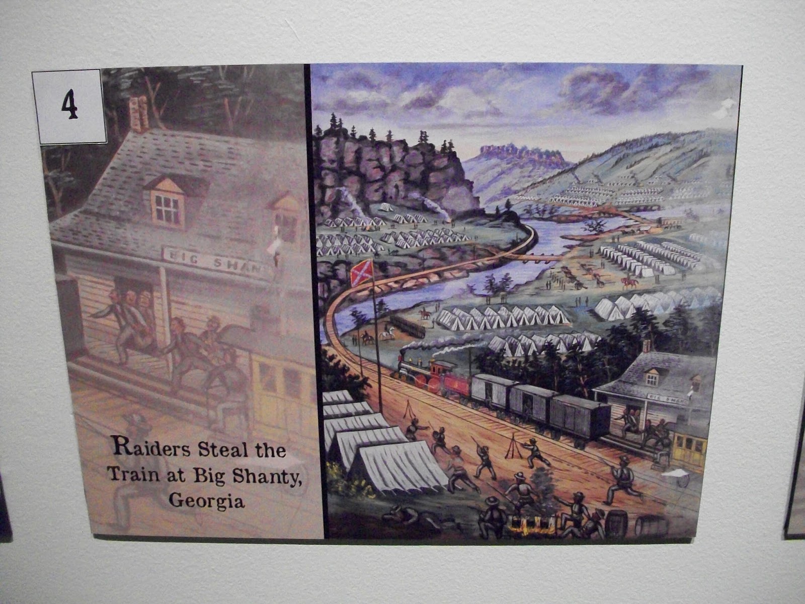 Travels of a Hobgoblin Taphophile: Andrews Raid Map - Ohio History Center