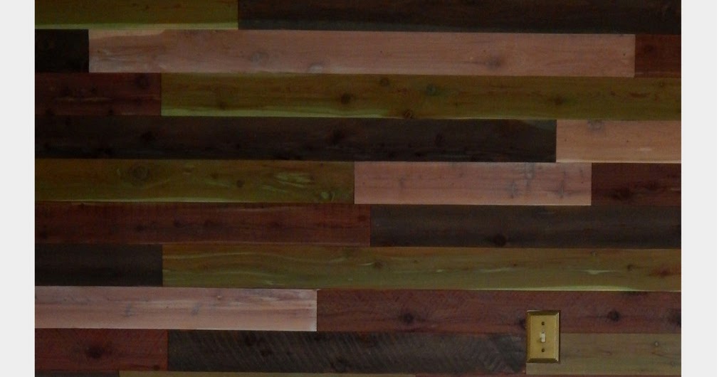Number Fifty-Three: Farmhouse Cedar Stained Wall