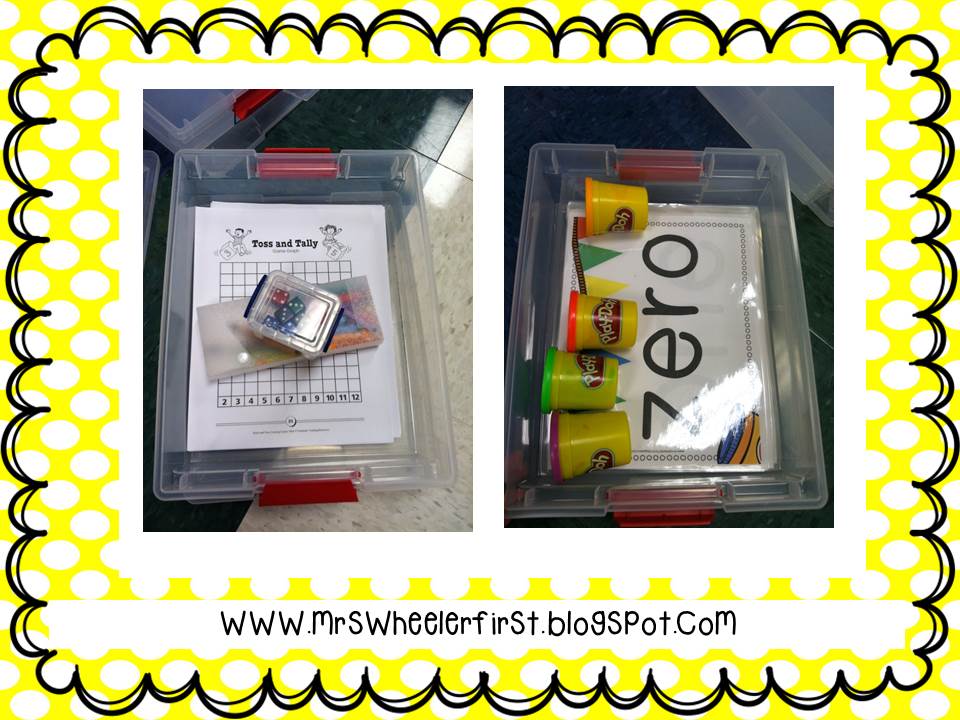 Mrs. Wheeler's First Grade Tidbits: Math Tubs