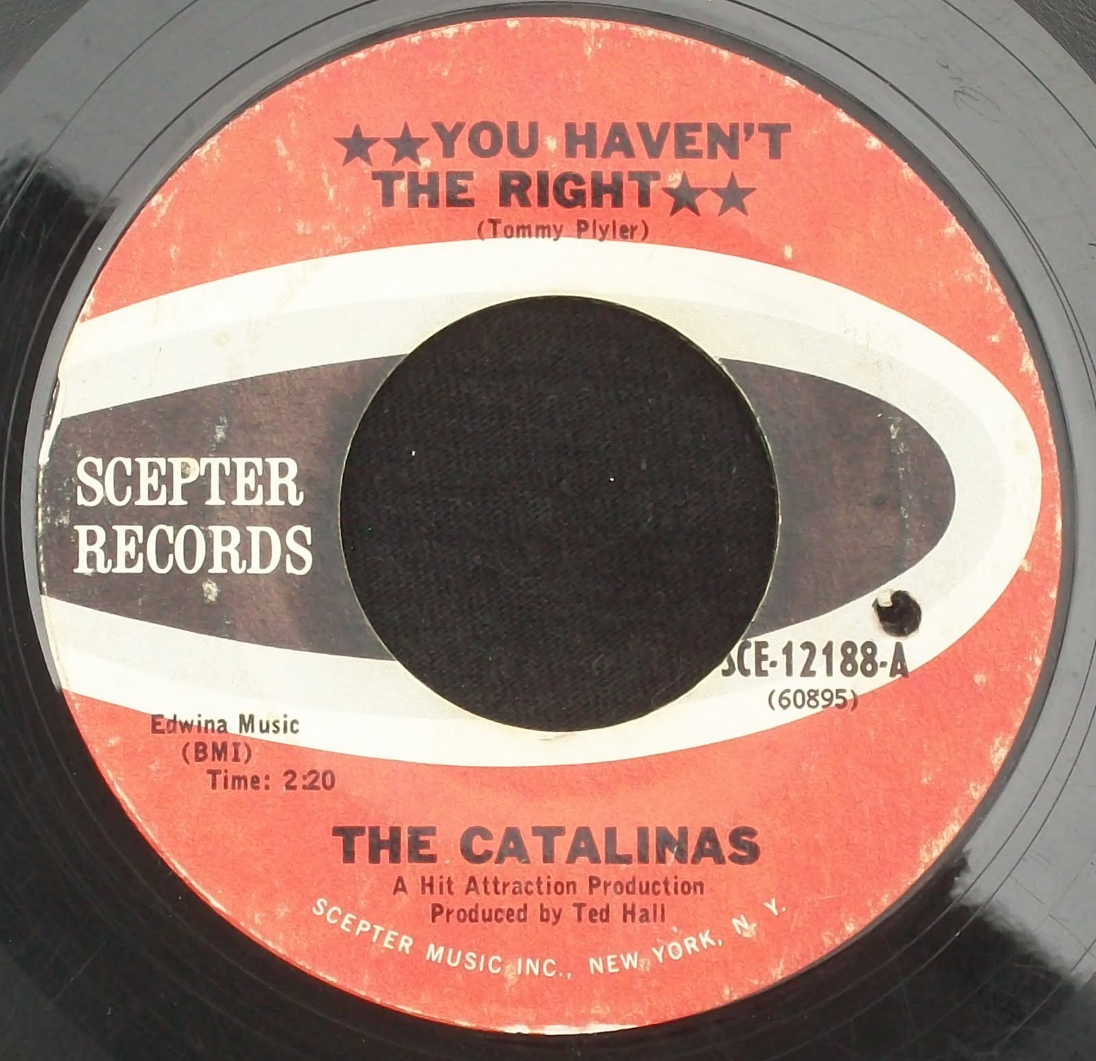 Derek's Daily 45: THE CATALINAS - YOU HAVEN'T THE RIGHT