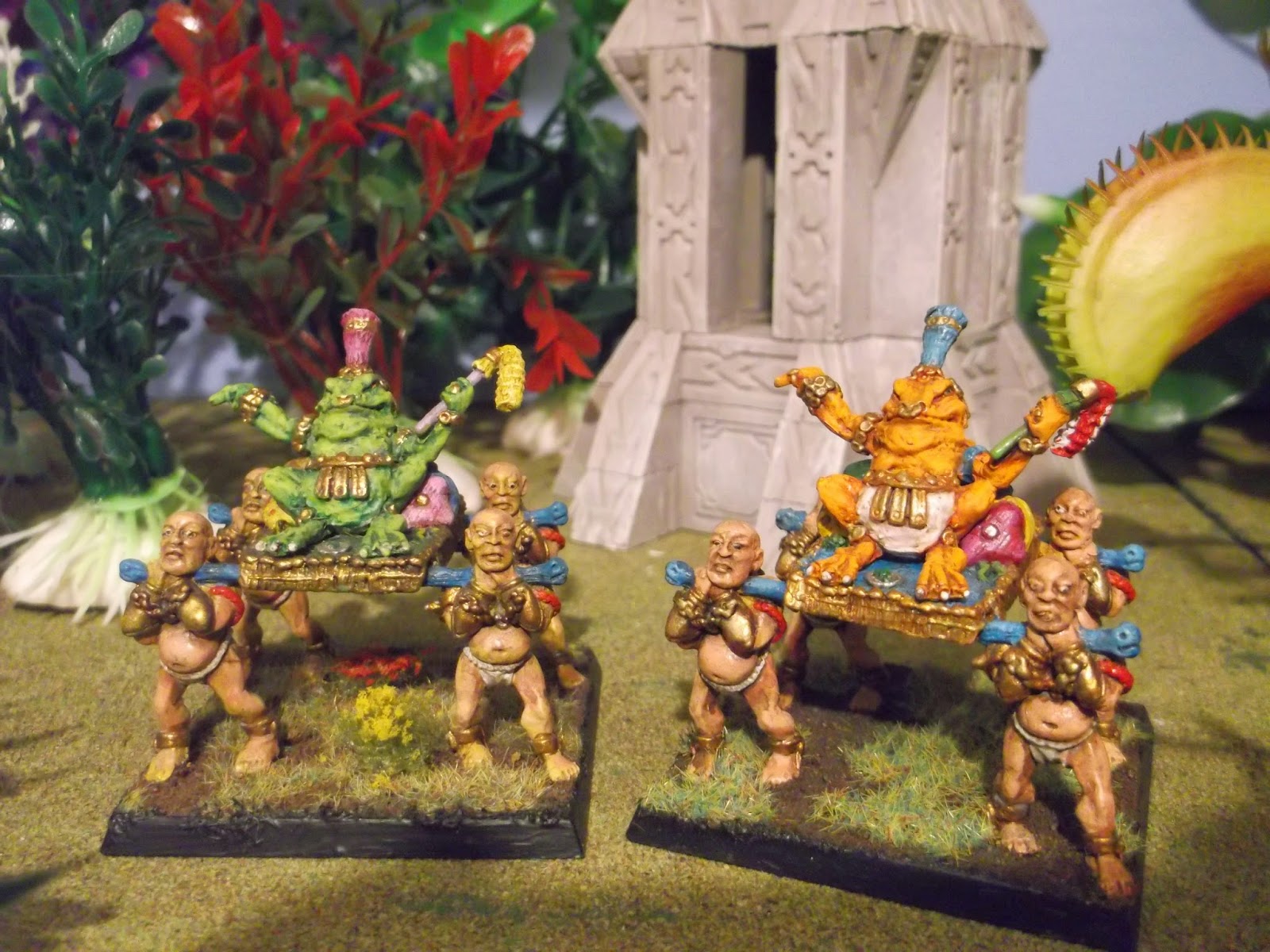 Goblin Lee's Miniatures Blog. : 5,000 point Slann army ready to march ...