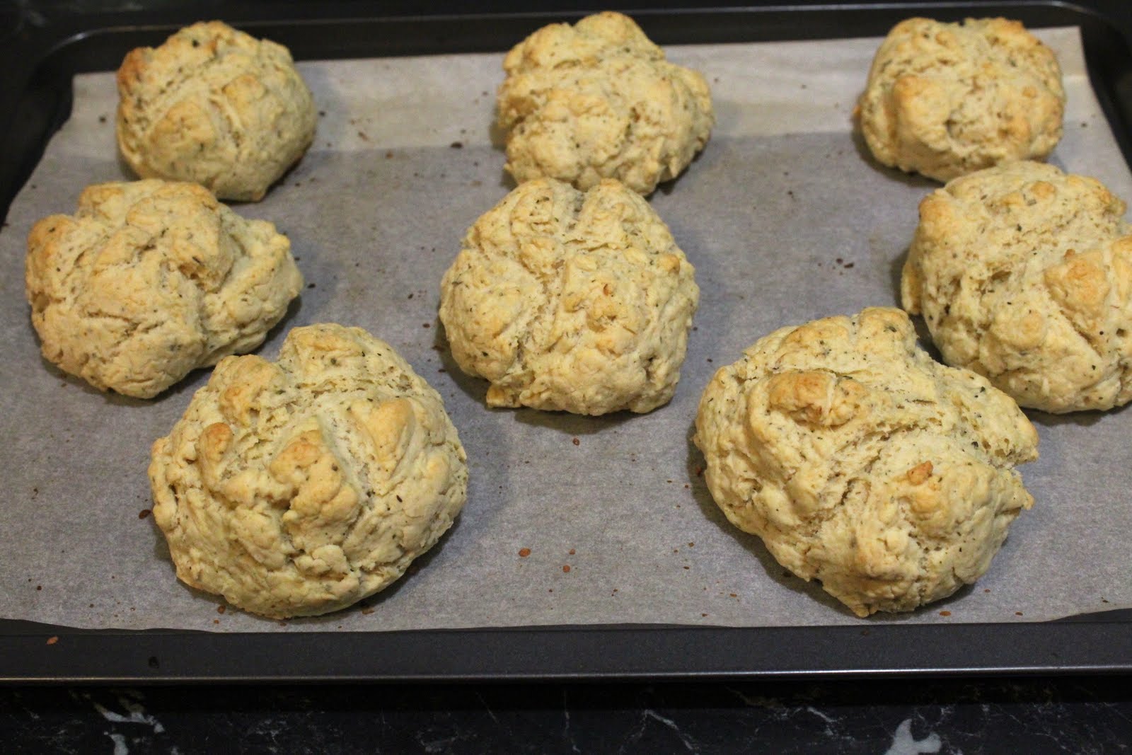 The Vegan Apprentice: Day 5 - Herb Damper and Lovely Left-overs