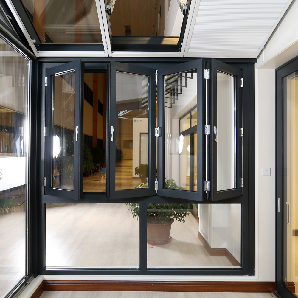 Aluminum Bi-folding windows