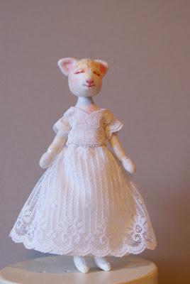 Orsini's Angels: Miss Pretty Kitty in her wedding dress