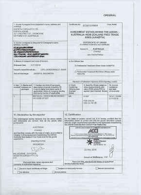 Import FCL Jepang-Jakarta With Form IJEPA (Example Form D,Form E,Form ...