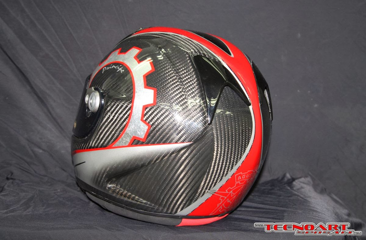 Racing Helmets Garage: Bell M4R Carbon "T1RR" by Tecnoart Sersan