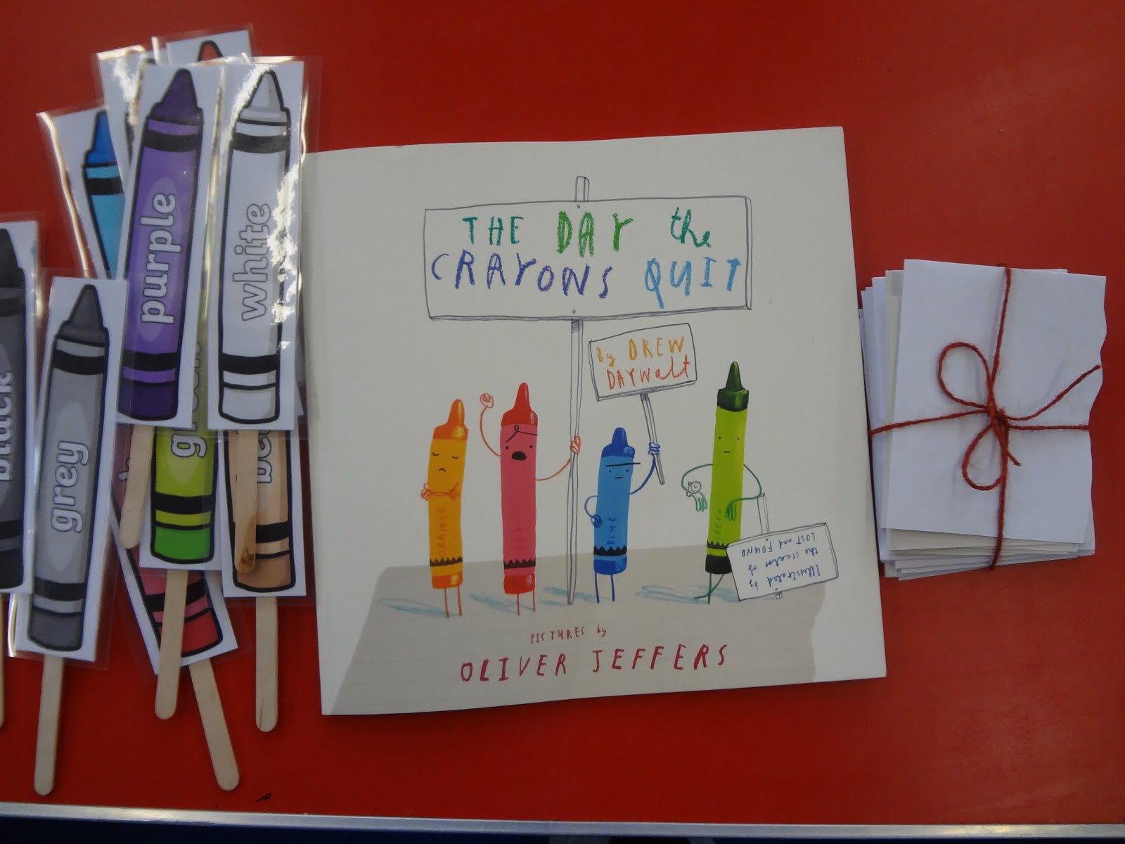 It's all about stories!: A Story Cafe | The Day the Crayons Quit