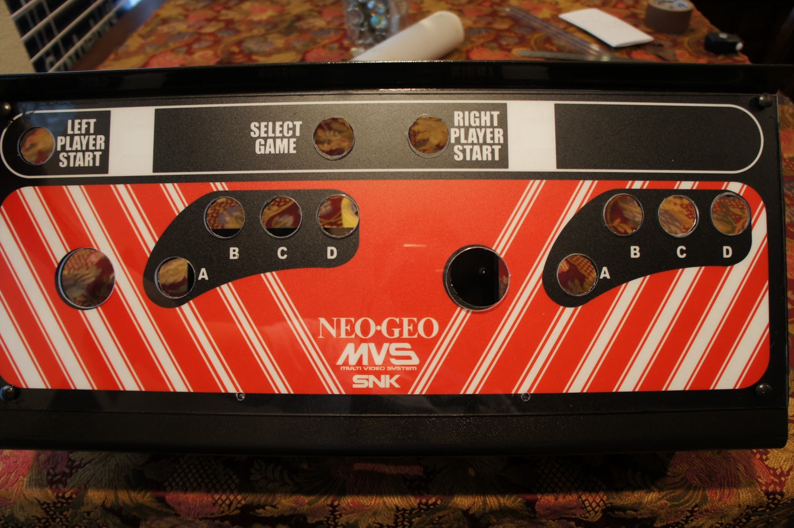 NEO-GEO MVS 25-4 Restoration: Day 3 - Rebuilding the Control Panel