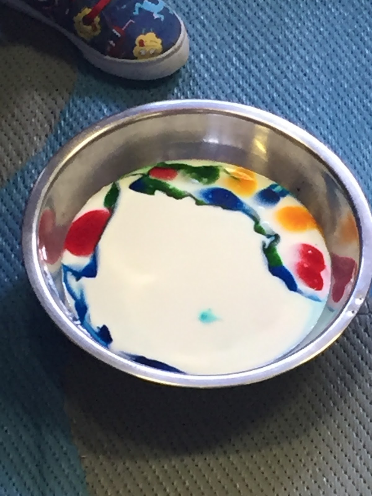 Moreland Primary Preps: Colourful Milk Swirl Experiment
