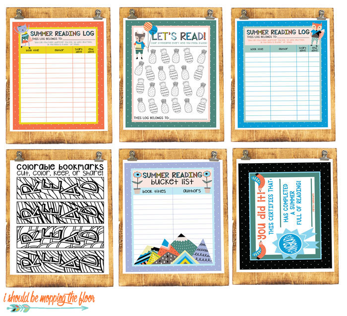 42 End of School Year Printables | i should be mopping the floor