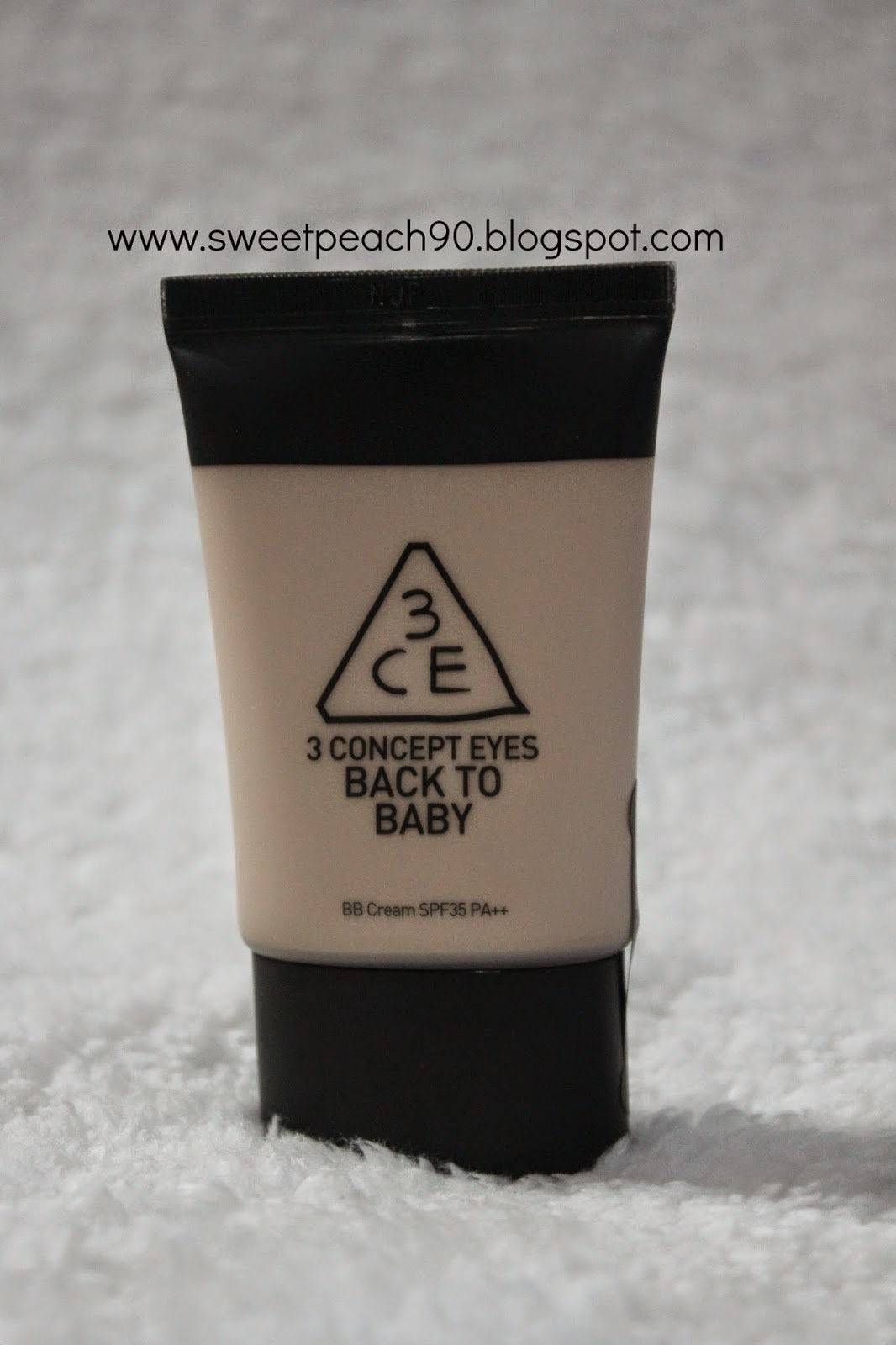 Sweet Peach: [REVIEW] 3CE - Back To Baby BB Cream SPF35 PA++