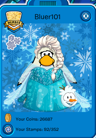 Club Penguin Frozen Party ♥ August 2014 ♥ - The Perks of being Me