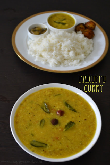 Paruppu Kuzhambu Recipe | Paruppu Curry with Tuvar Dhal | Happy's Cook