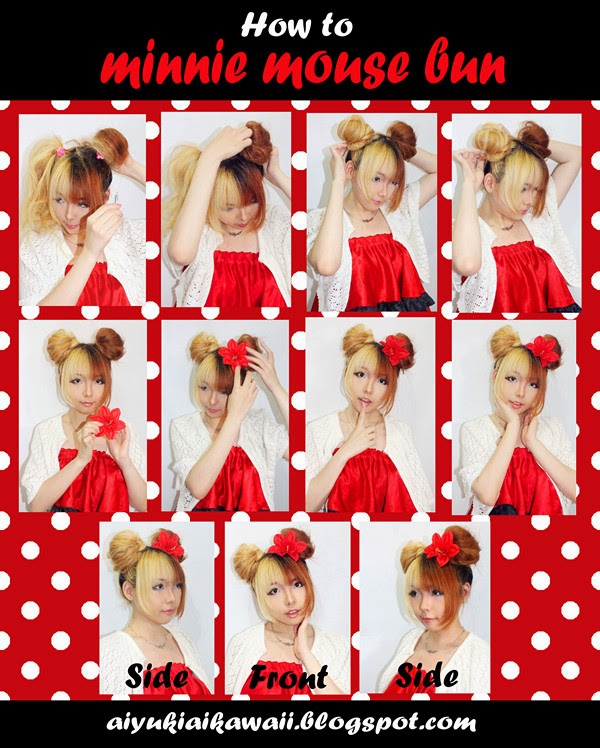 Aiyuki Aikawa Life, Beauty & Fashion: Hair Tutorial : Minnie Mouse Bun